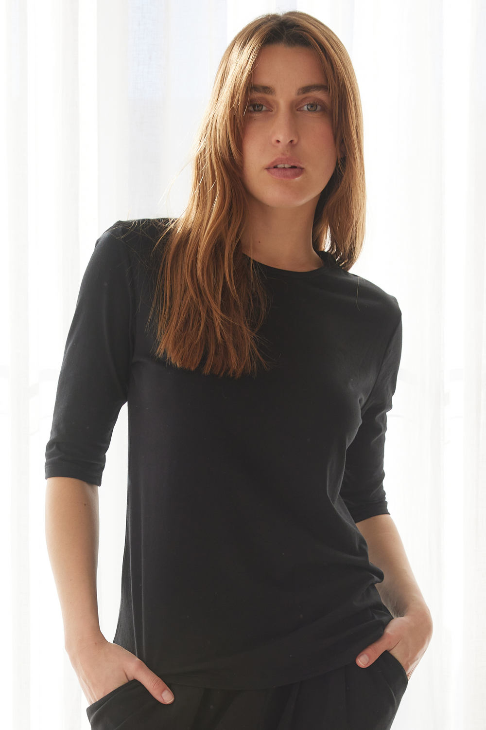 Elbow Length Sleeve Tee - Hybernate
